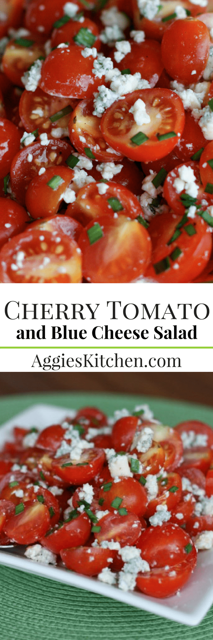 Cherry Tomato and Blue Cheese Salad
