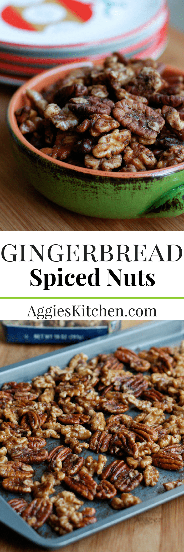 Gingerbread Spiced Nuts