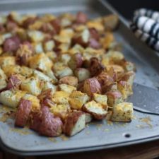 Roasted Red Potatoes with Dill and Cheddar - Aggie's Kitchen